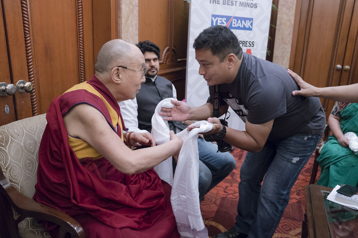 Indian Express Adda in New Delhi, India | The 14th Dalai Lama